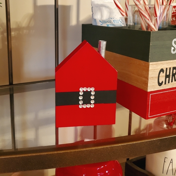 Handmade | Holiday | Santas Belt All Blinged Out Mini Houses | Poshmark